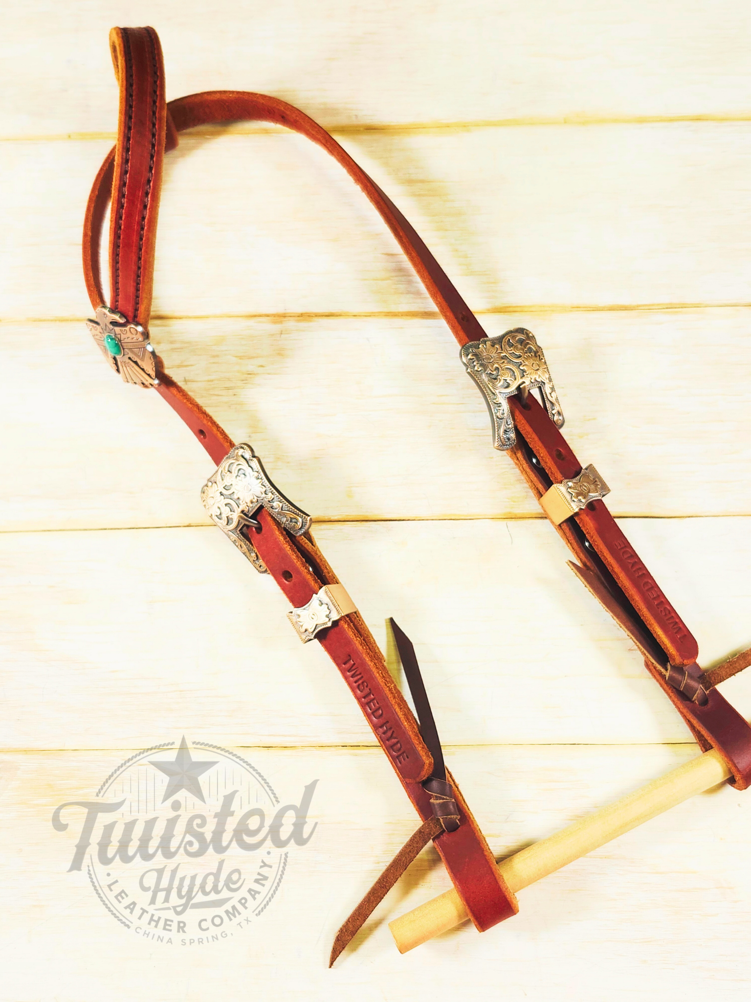 Short Cheek Single Ear Headstall – Twisted Hyde Leather Co.